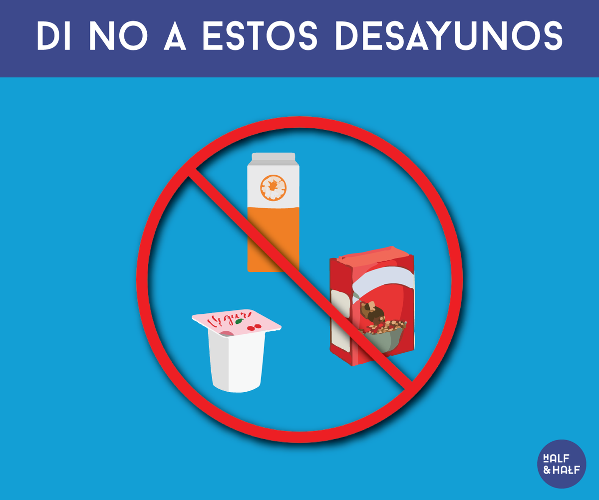 Di no a estos desayunos – Half & Half Mx