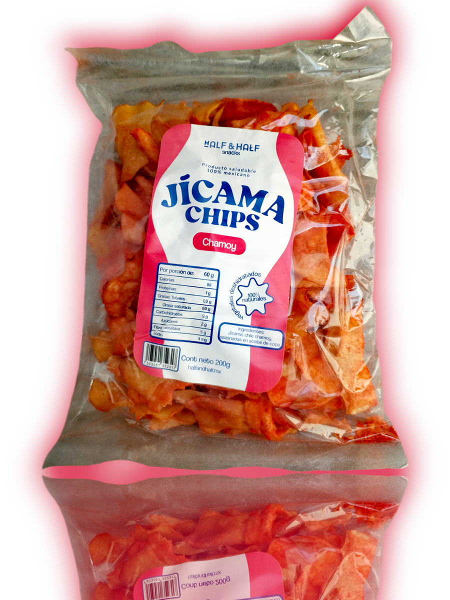 Jicama Chamoy chips – Half & Half Mx