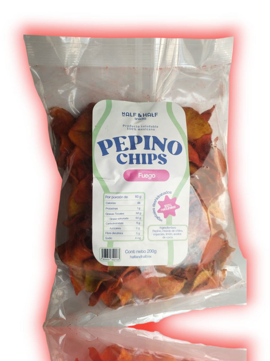 Pepino Fuego Chips – Half & Half Mx